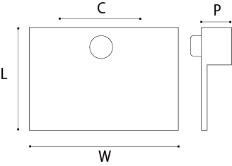 LEDGE SOLID PUSH BUTTON - Turnstyle Designs