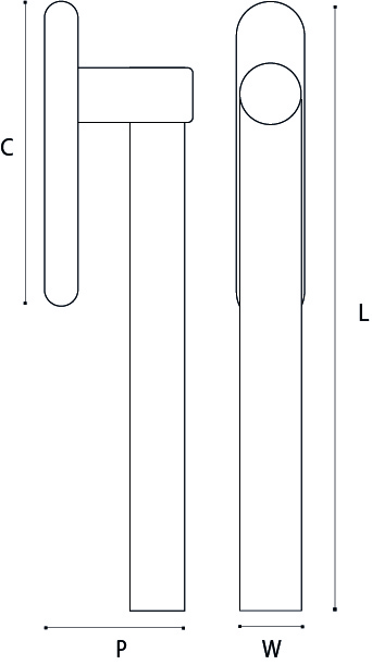 BARREL STITCH IN RECESS LEATHER ON ROUNDED PLATE - Turnstyle Designs
