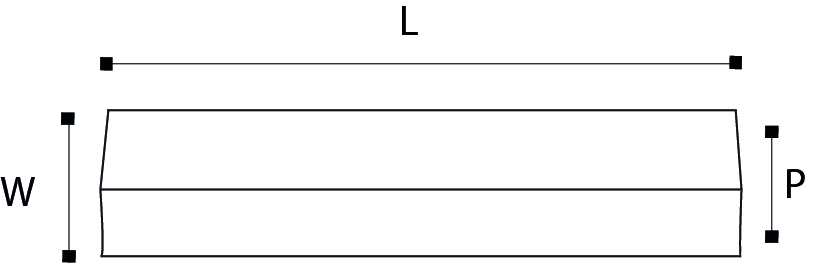 PANINI WEDGE - EXTRA LARGE TONE AMALFINE - Turnstyle Designs