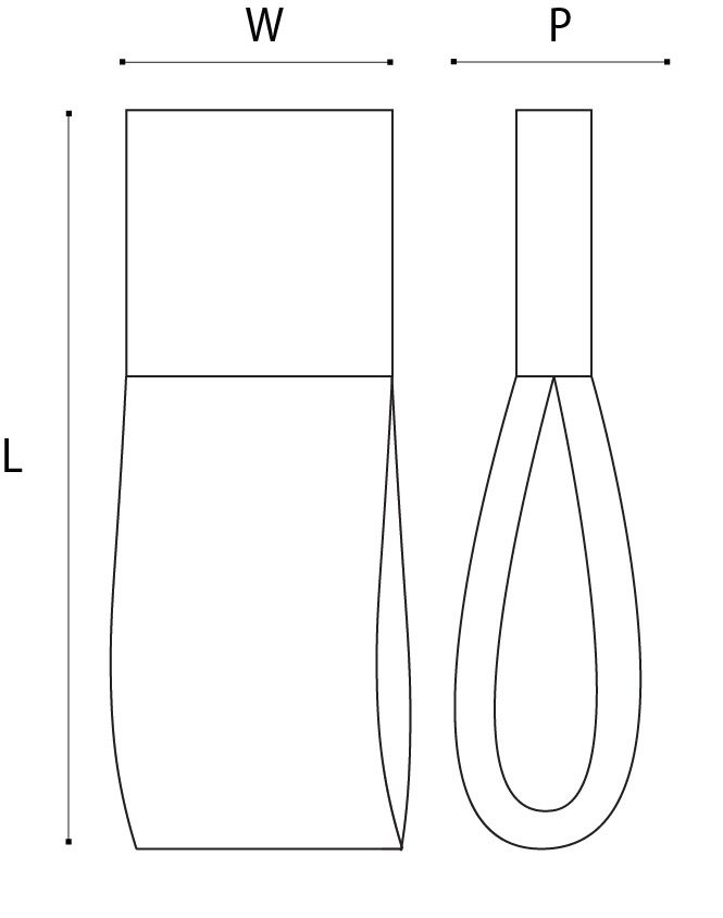 SQUARE STRAP STITCHED LOOP - Turnstyle Designs