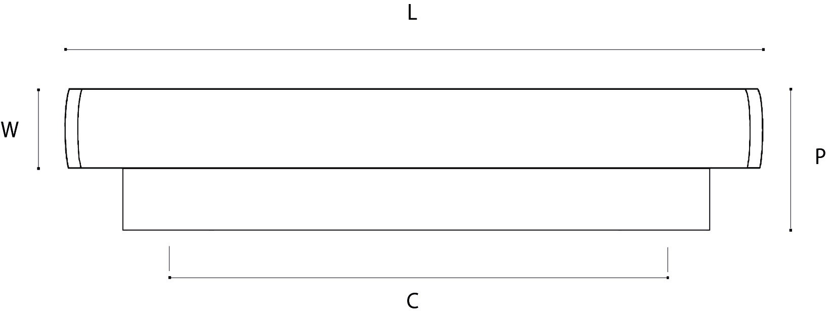 SCROLL PART HAMMERED SOLID - Turnstyle Designs