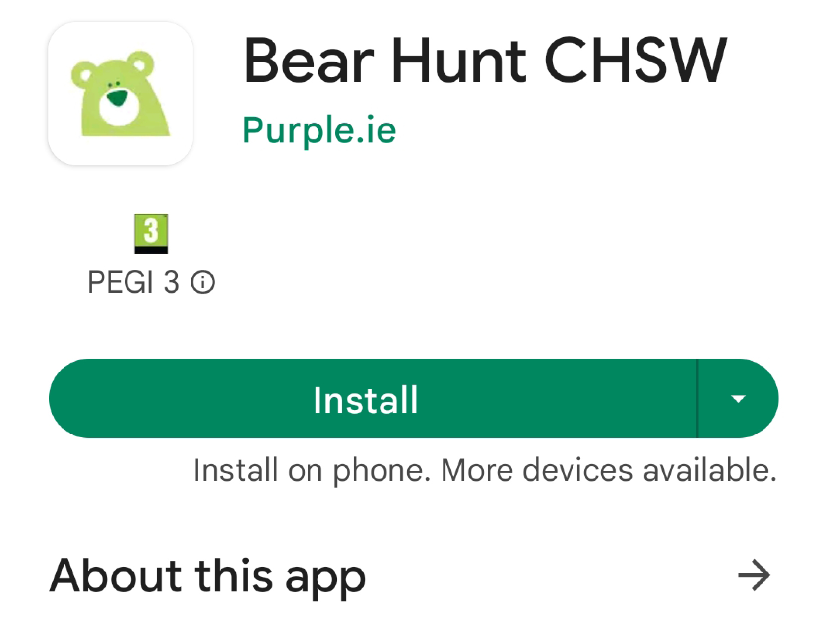 We're going on a bear hunt - Supporting CHSW - Turnstyle Designs